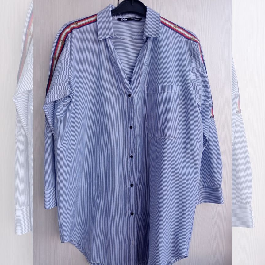 Рубашка женская zara 48