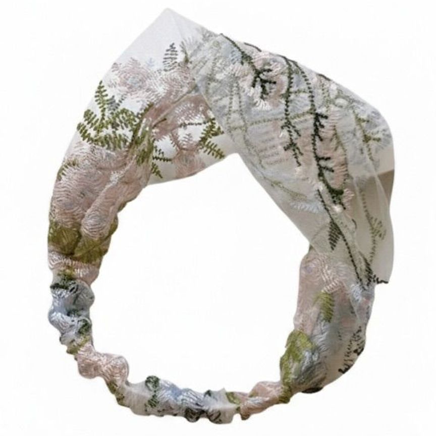 Ободок с цветами