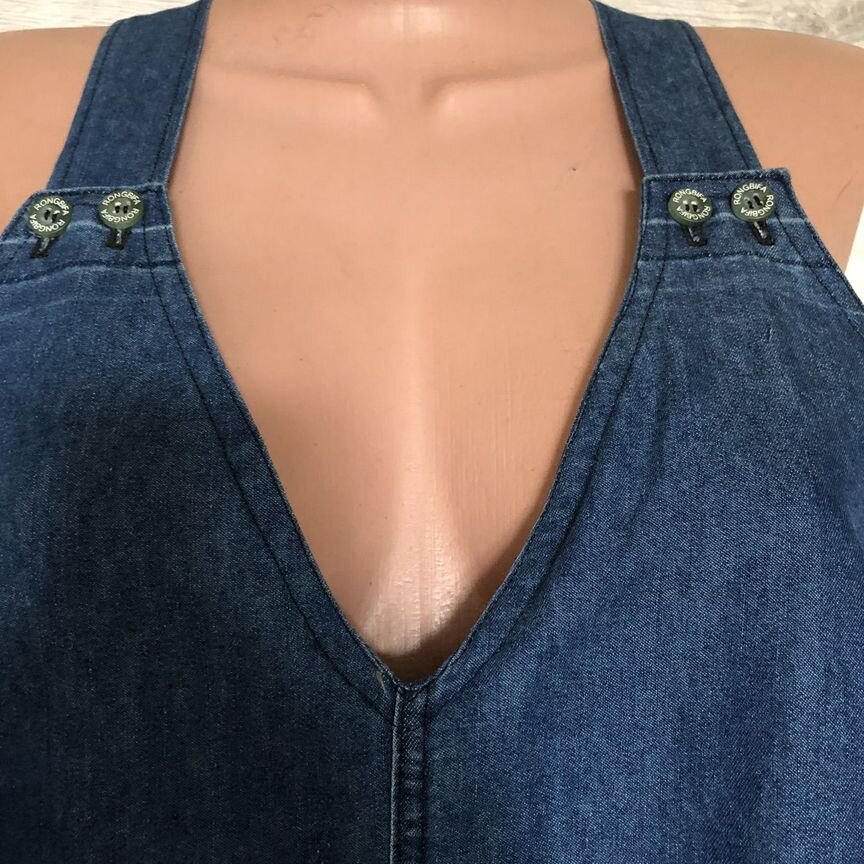 Сарафан джинсовый женский 46