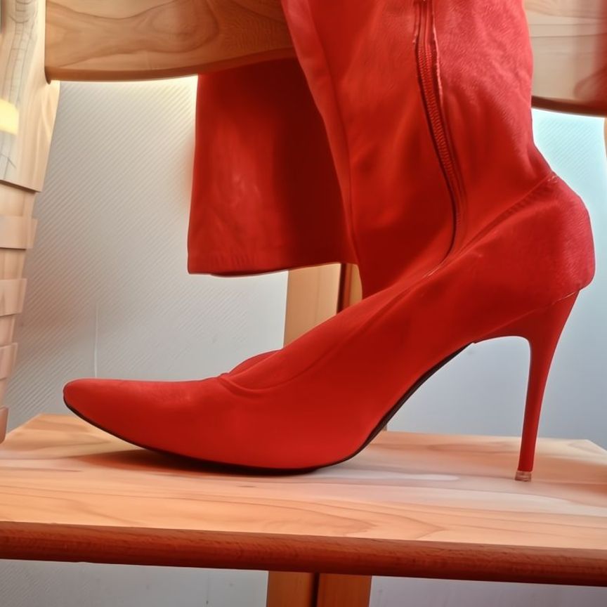 Сапоги высокие р42-43