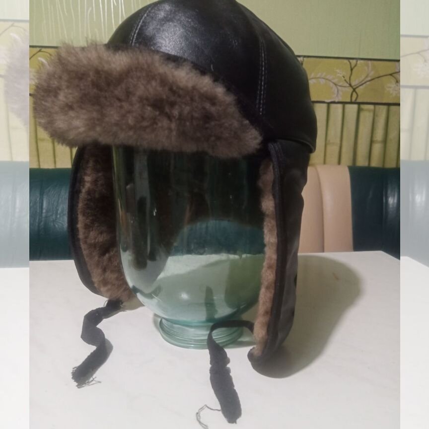 Шапка ушанка мужская