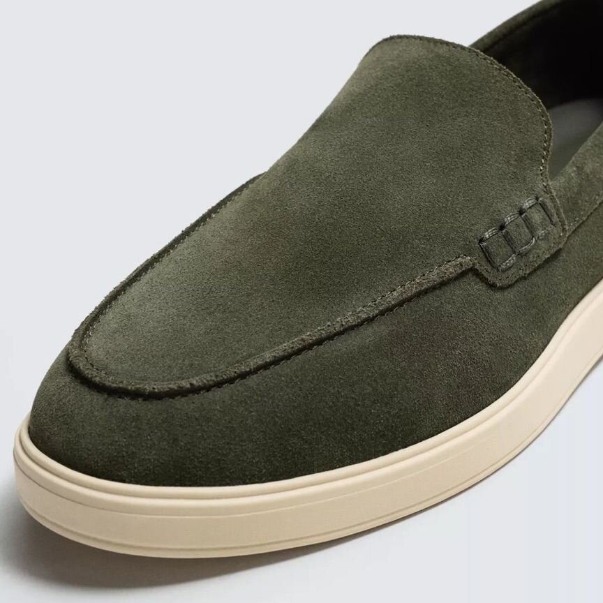 Лоферы мужские кожаные Zara