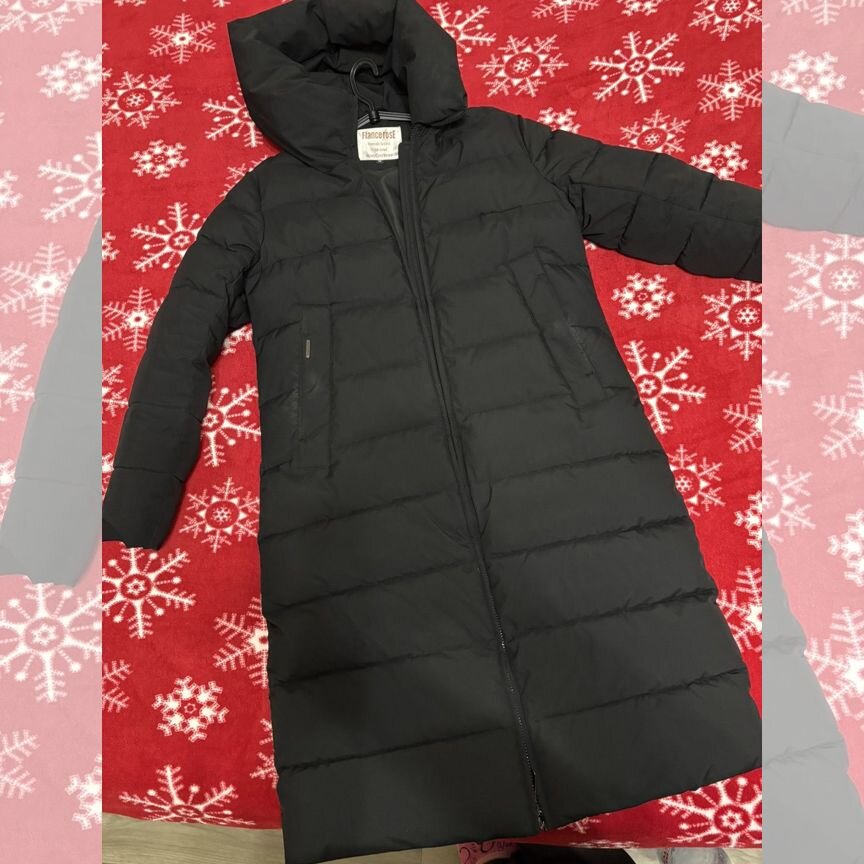 Пуховик женский 50 размер длинный